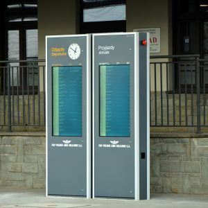 Customer Information Screens in train stations