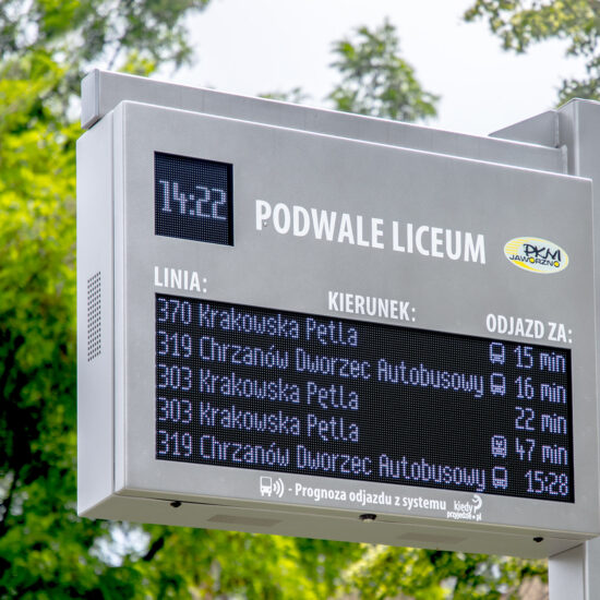 Platform display LED RGB - Dysten