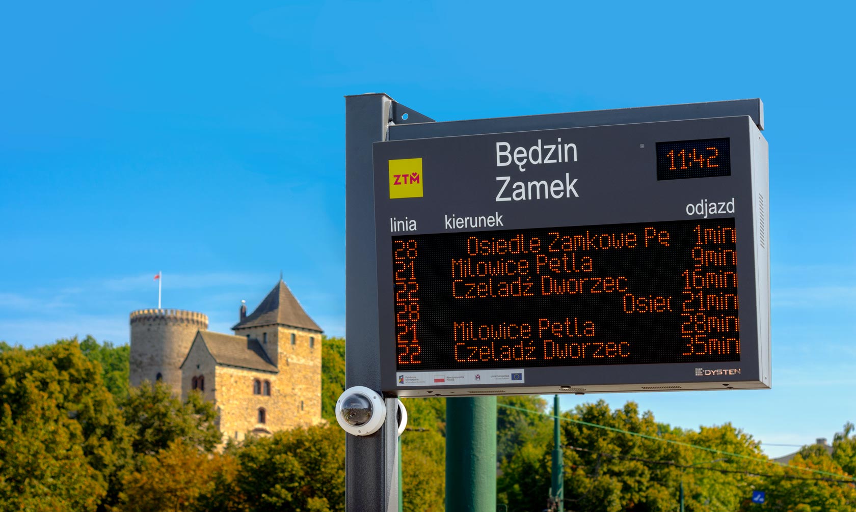 Platform display LED RGB - Dysten