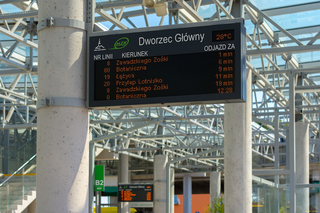 Platform display LED RGB - Dysten