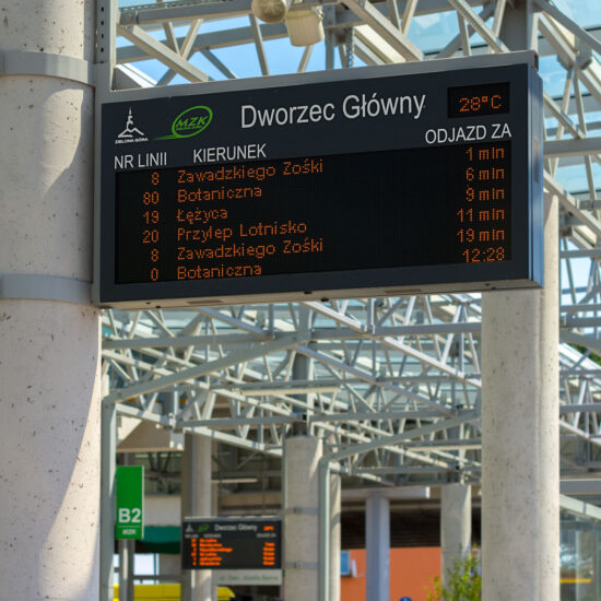 Passenger Information Display System for Railways